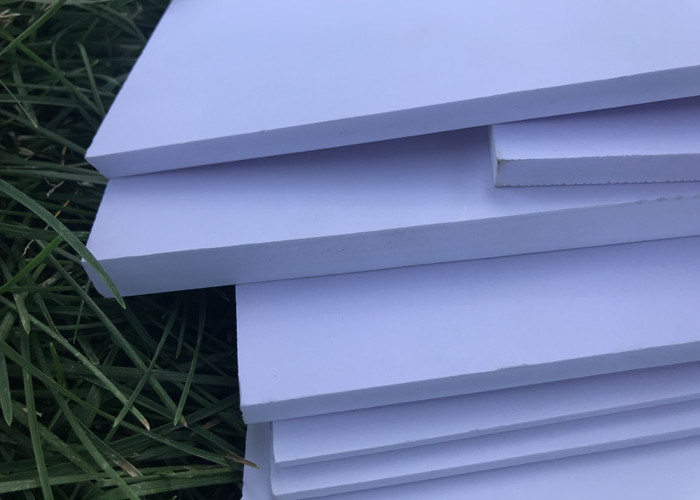 Lightweight Plastic Coated Foam Board , Interior Decoration Foamed Pvc ...